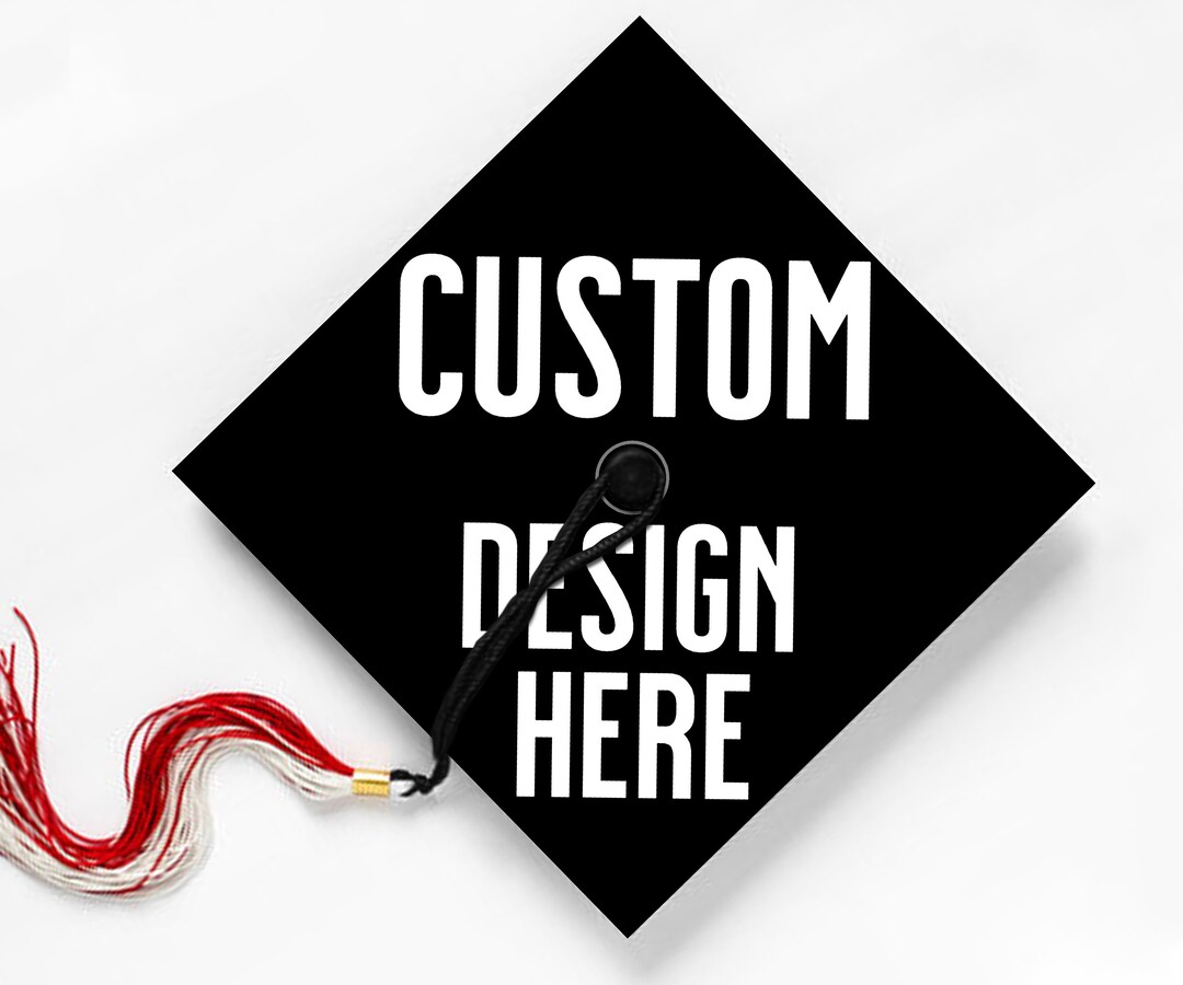 Custom Personalized Designed Graduation Hat, Graduation Cap Topper ...