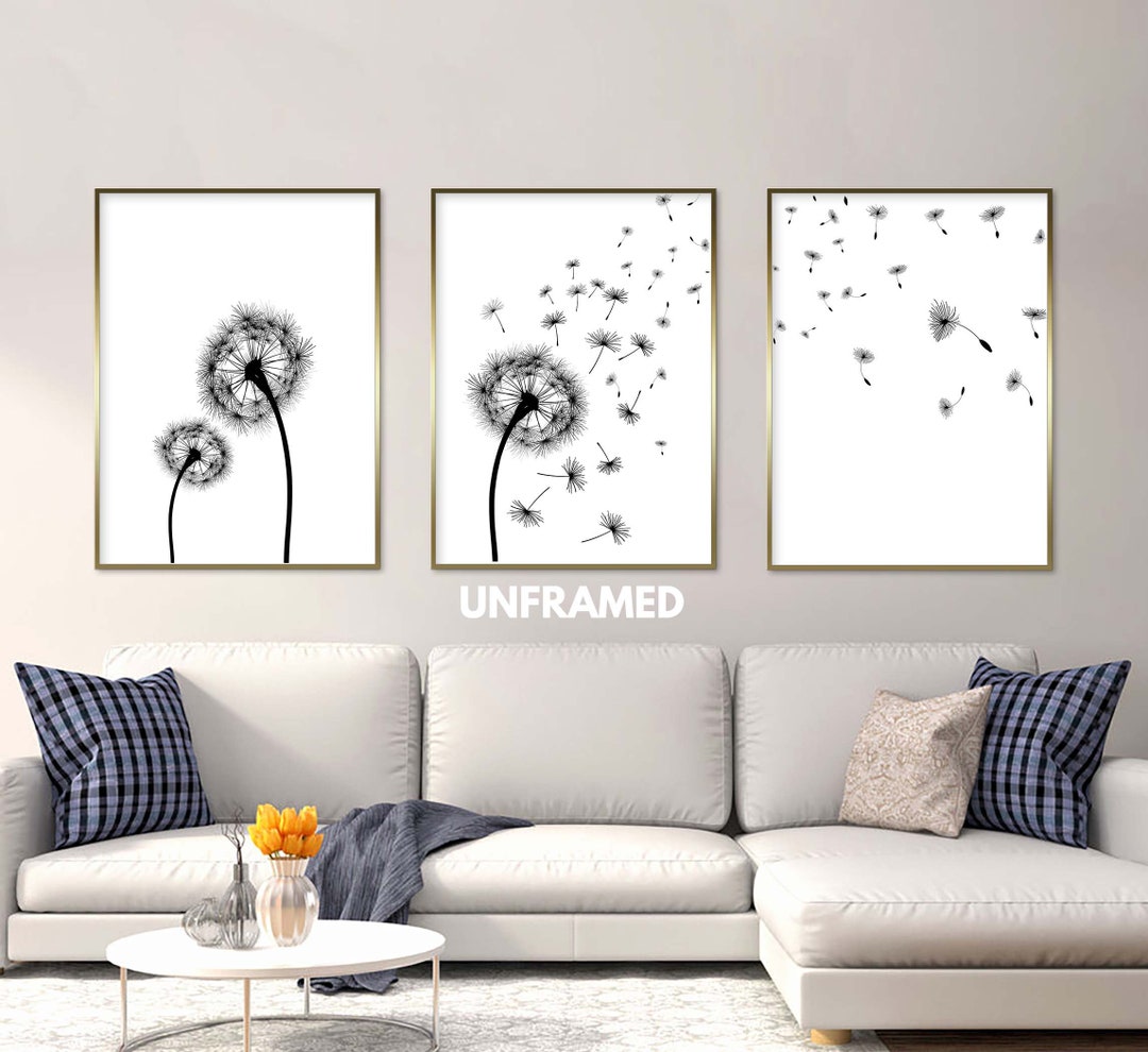 Dandelion Wall Art Dandelion Printable Art Dandelion Poster - Etsy