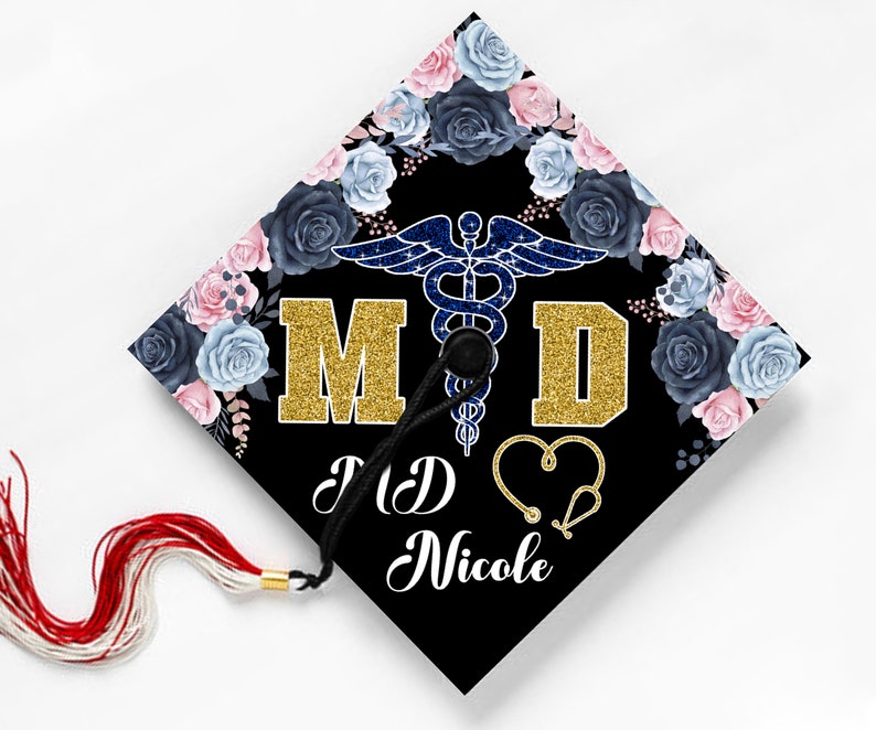 Medical Doctor MD Graduation Cap Topper Grad Gift - Etsy