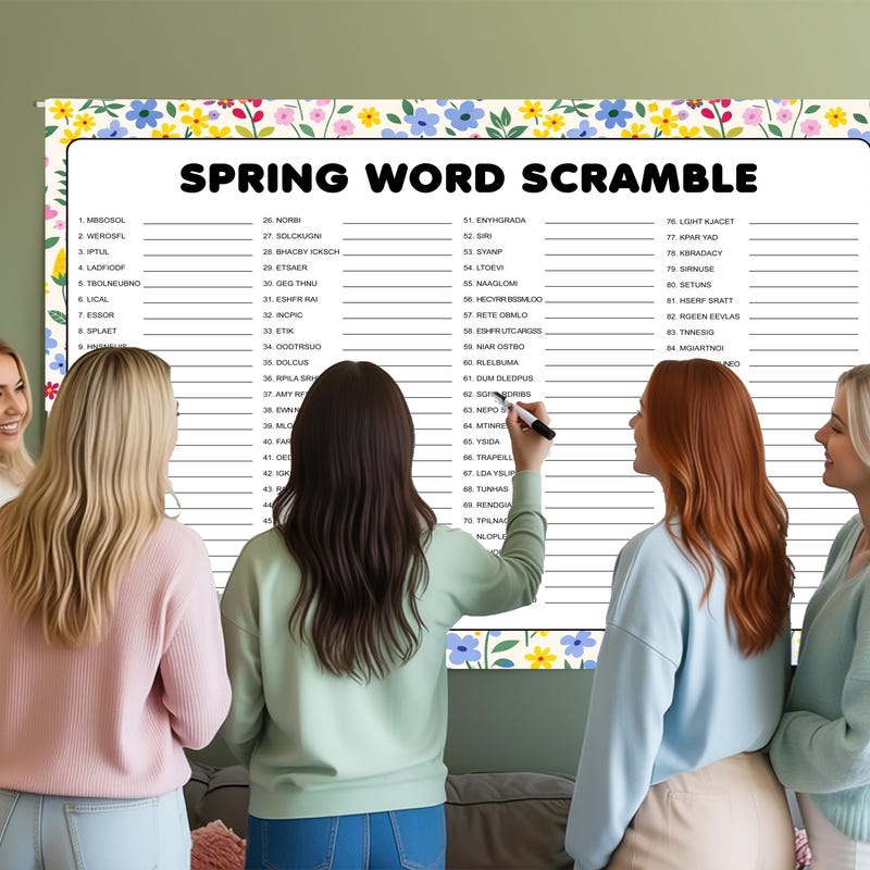 Large Scramble - Etsy