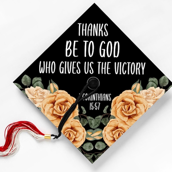 Bible Verse Grad Cap - Etsy