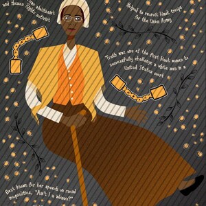 Sojourner Truth, Story, Poster, Classroom Print, Wall Decor, School ...