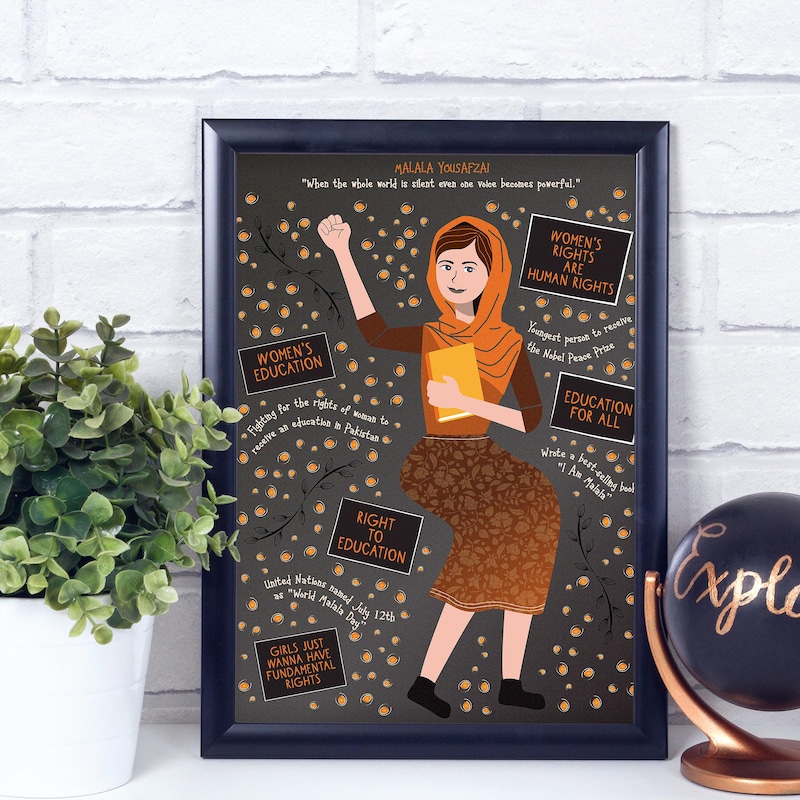 Malala Yousafzai - Etsy