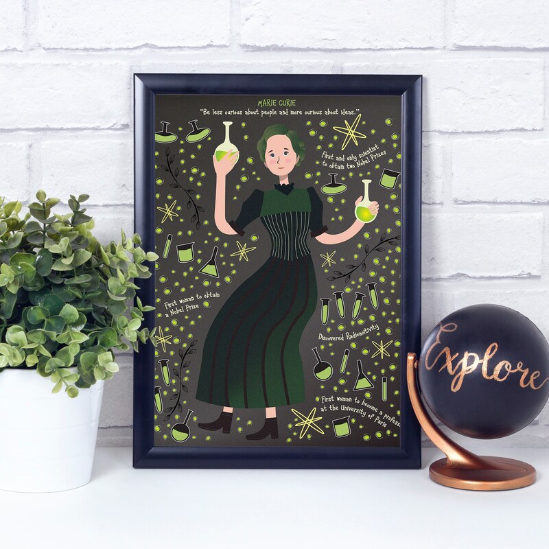 Marie Curie - Etsy