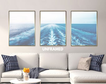 Ocean Triptych Art - Etsy
