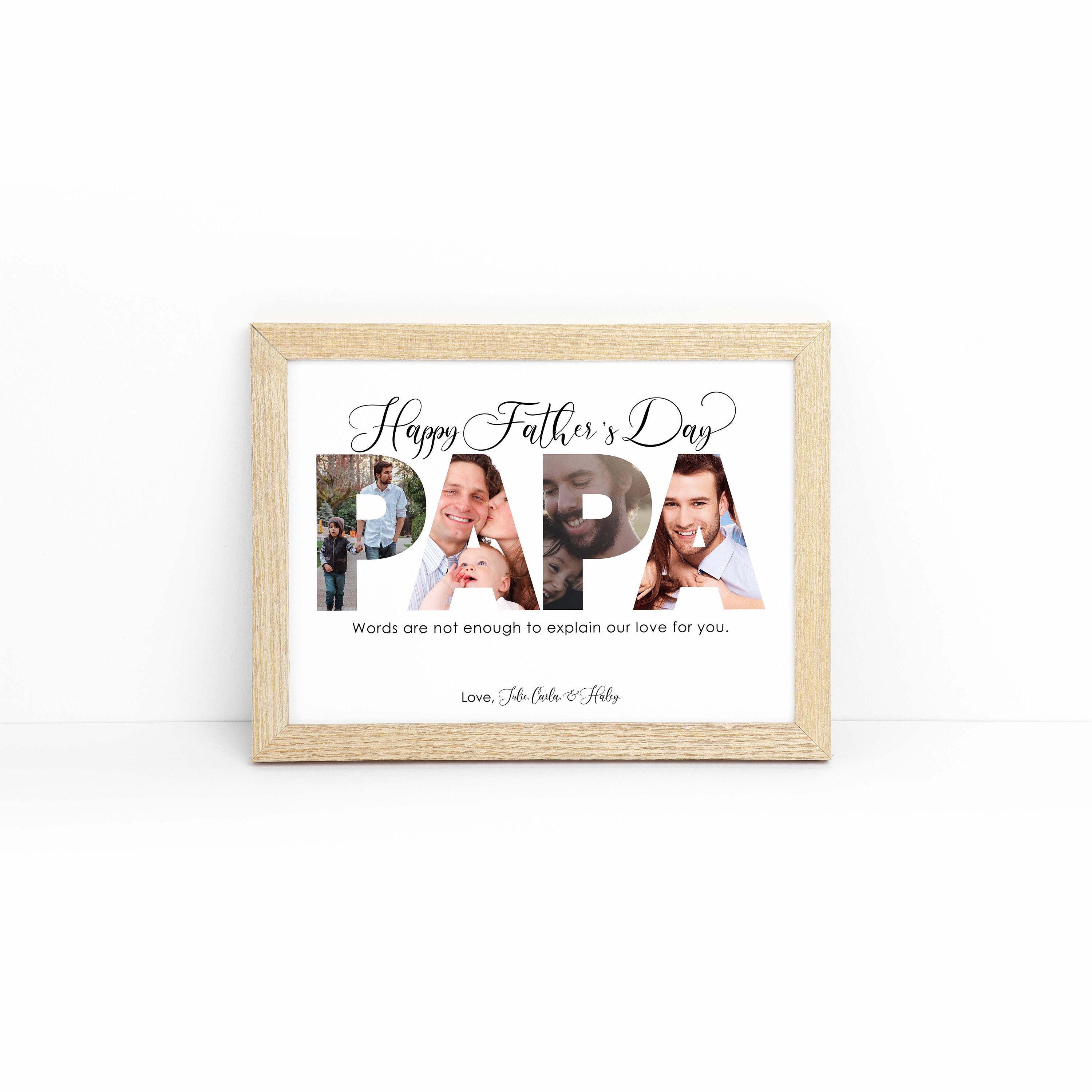 Father's Day Gift Gifts for Dad Poster Print Home Wall | Etsy