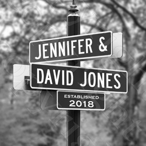 Personalized Wedding Gift, Custom Street Sign, Bride and Groom Gift ...
