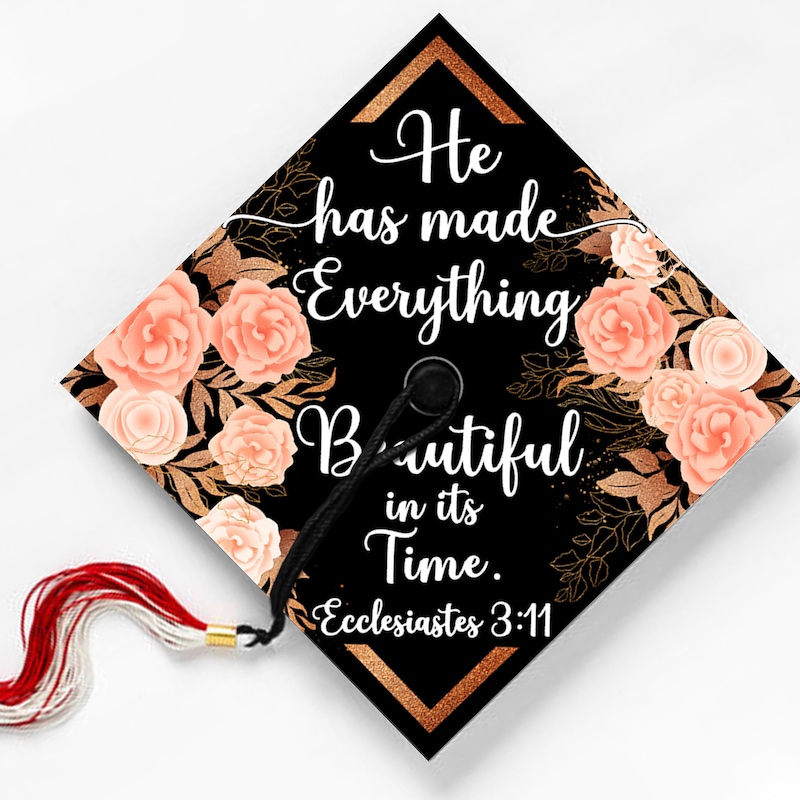 Bible Verse Grad Cap - Etsy