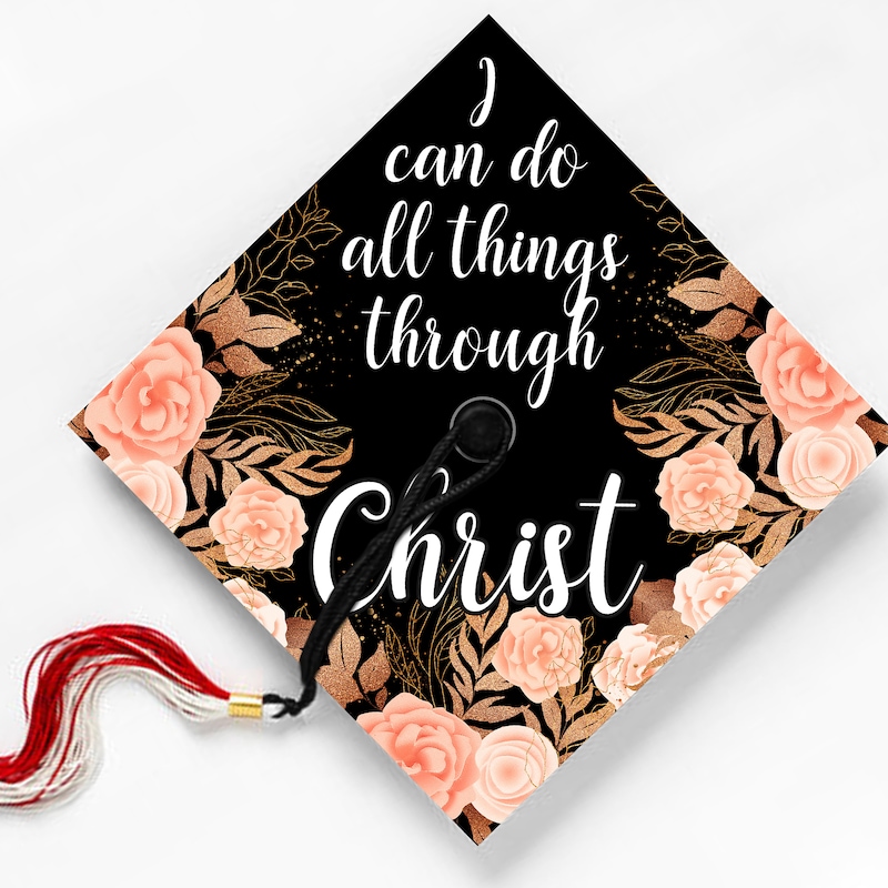 Floral Grad Cap - Etsy