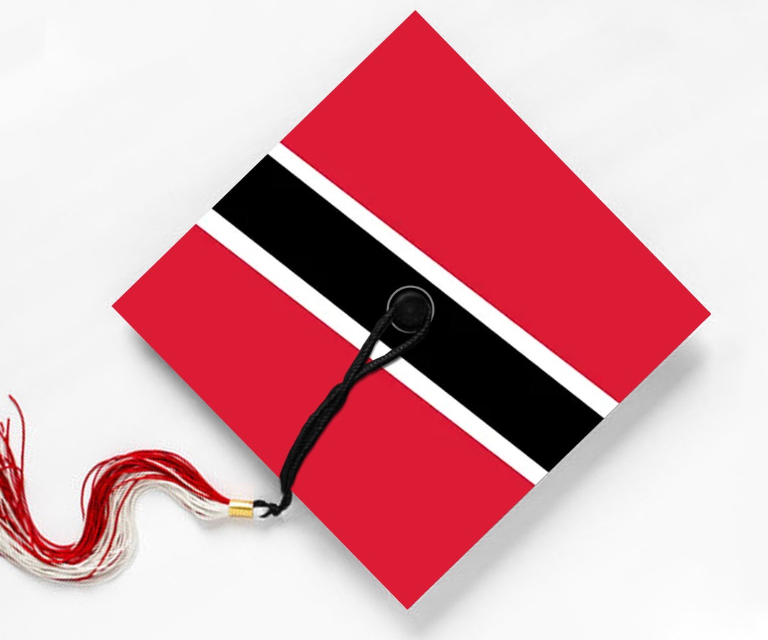Flag of Trinidad and Tobago, Graduation Cap Topper, Grad Cap Sticker ...