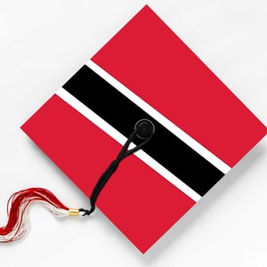 Flag of Trinidad and Tobago, Graduation Cap Topper, Grad Cap Sticker ...