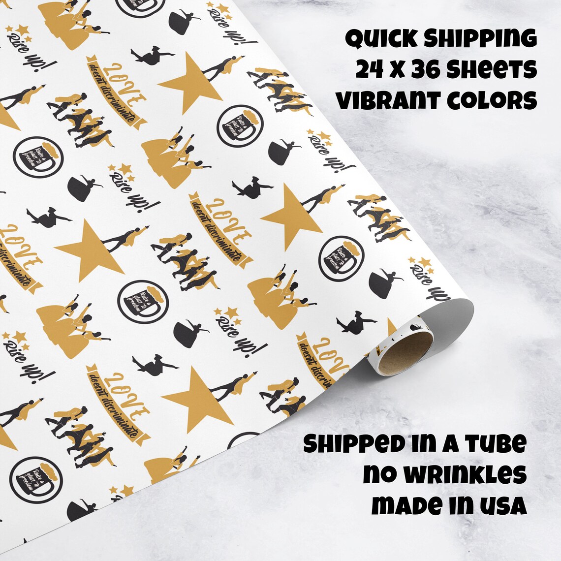 Hamilton Gift Wrapping Paper Musical Theme Birthday Gift Ideas - Etsy
