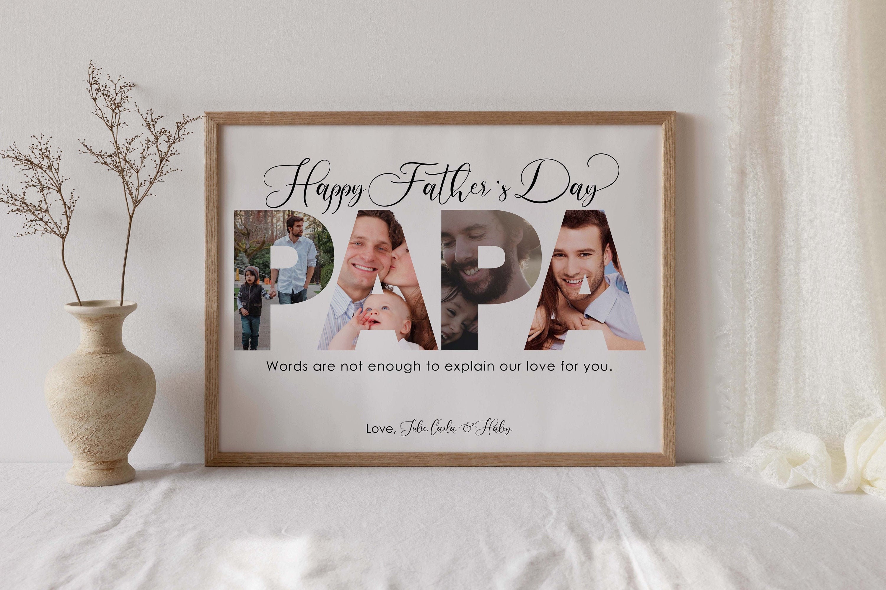 Father's Day Gift Gifts for Dad Poster Print Home Wall | Etsy