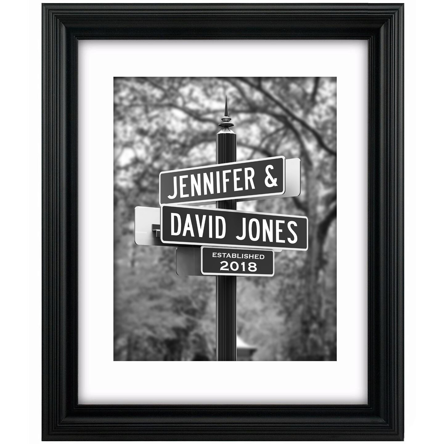 Personalized Wedding Gift Custom Street Sign Bride and Groom - Etsy