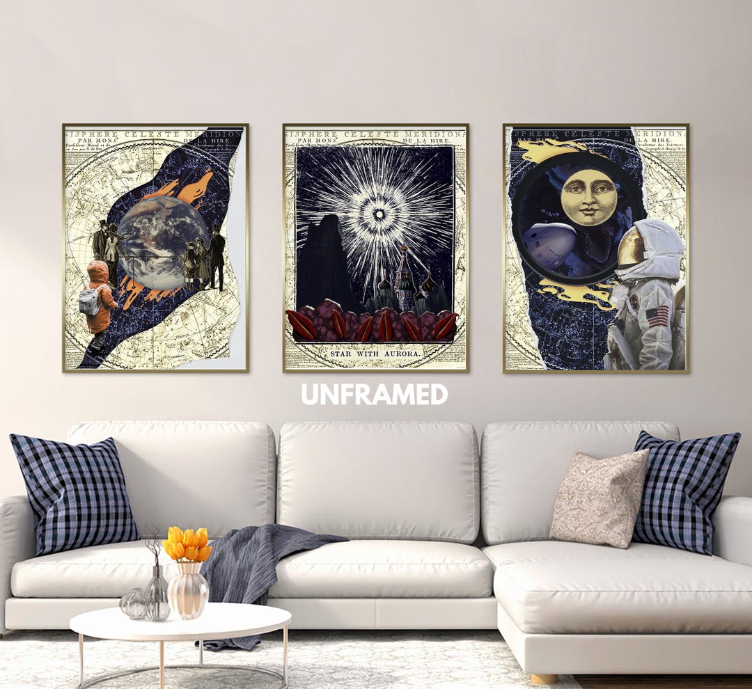 Northern Hemisphere Wall Decor, Celestial Map, Constellation Map Wall ...