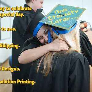 One Eternity Later Graduation Cap Topper Grad Gift - Etsy