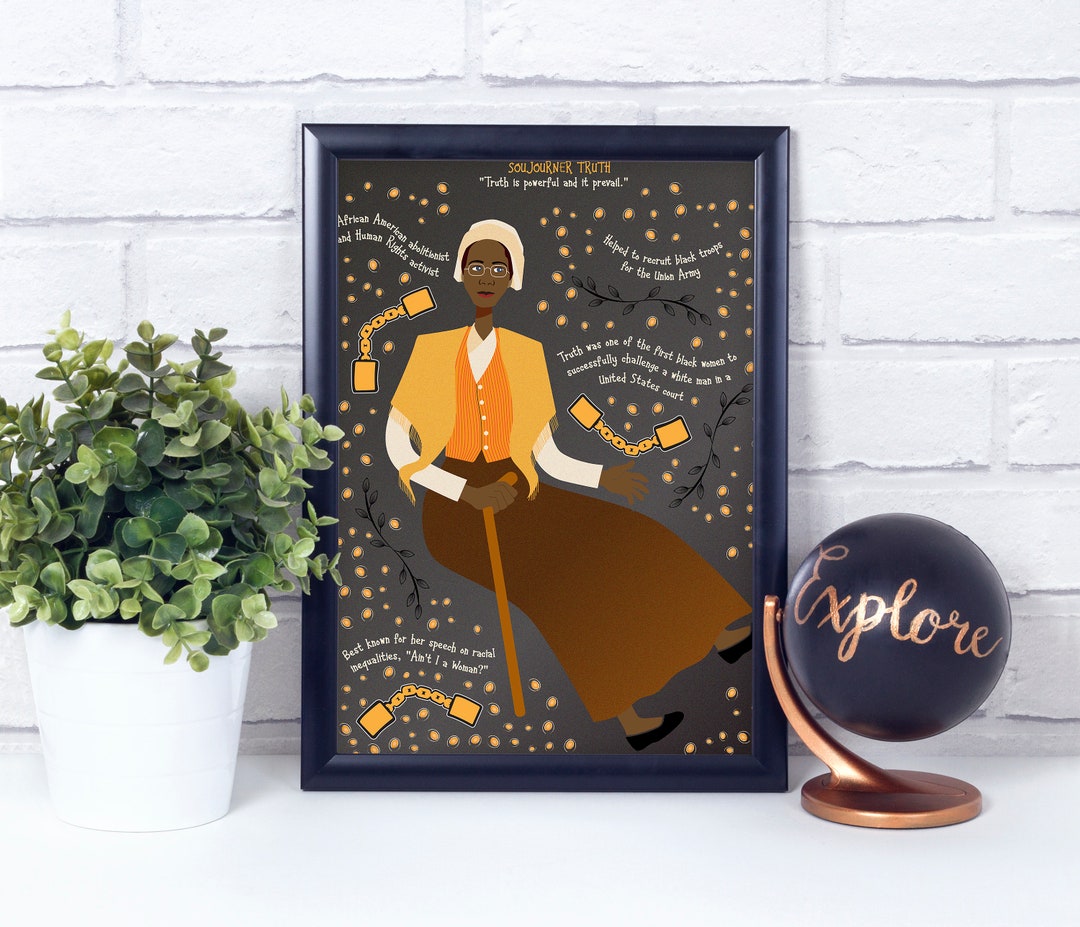 Sojourner Truth, Story, Poster, Classroom Print, Wall Decor, School ...