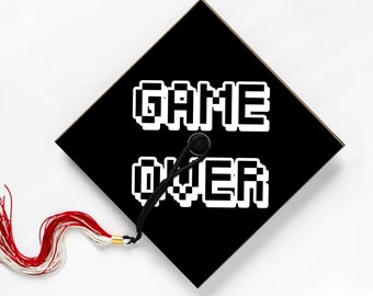 Game Over Graduation Svg - Etsy