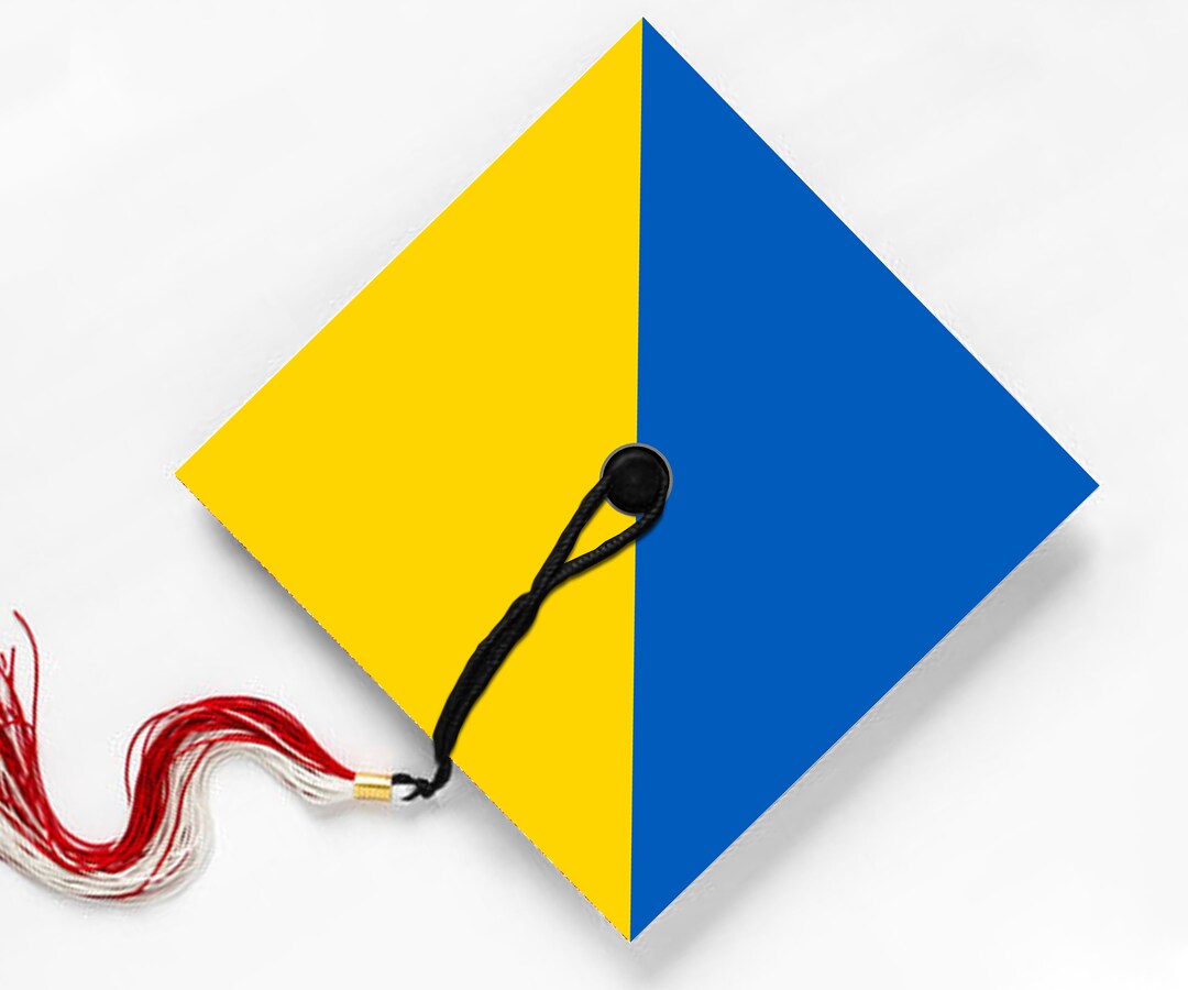 Flag of Ukraine Graduation Cap Design Grad Gift Cap Topper - Etsy