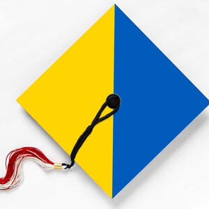 Flag of Ukraine Graduation Cap Design Grad Gift Cap Topper - Etsy