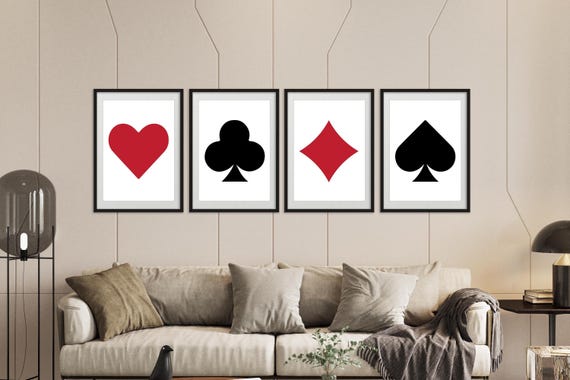 Four Suits Of Playing Cards