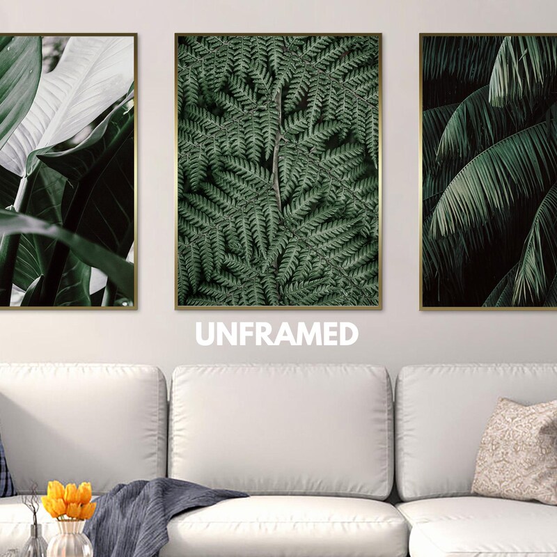 Tropical Leaf Prints - Etsy