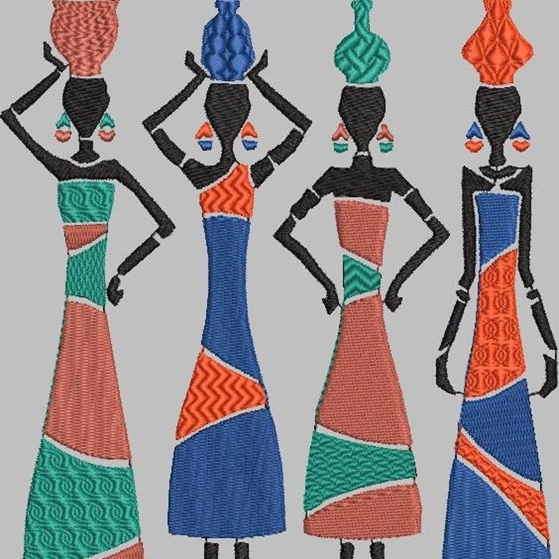 African American Embroidery - Etsy