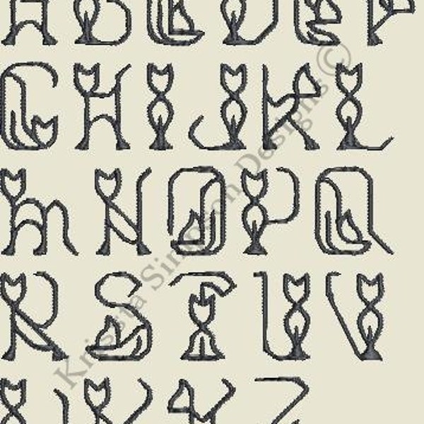 Cat Embroidery - Etsy