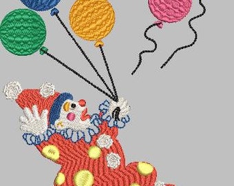 Clown Embroidery | Etsy