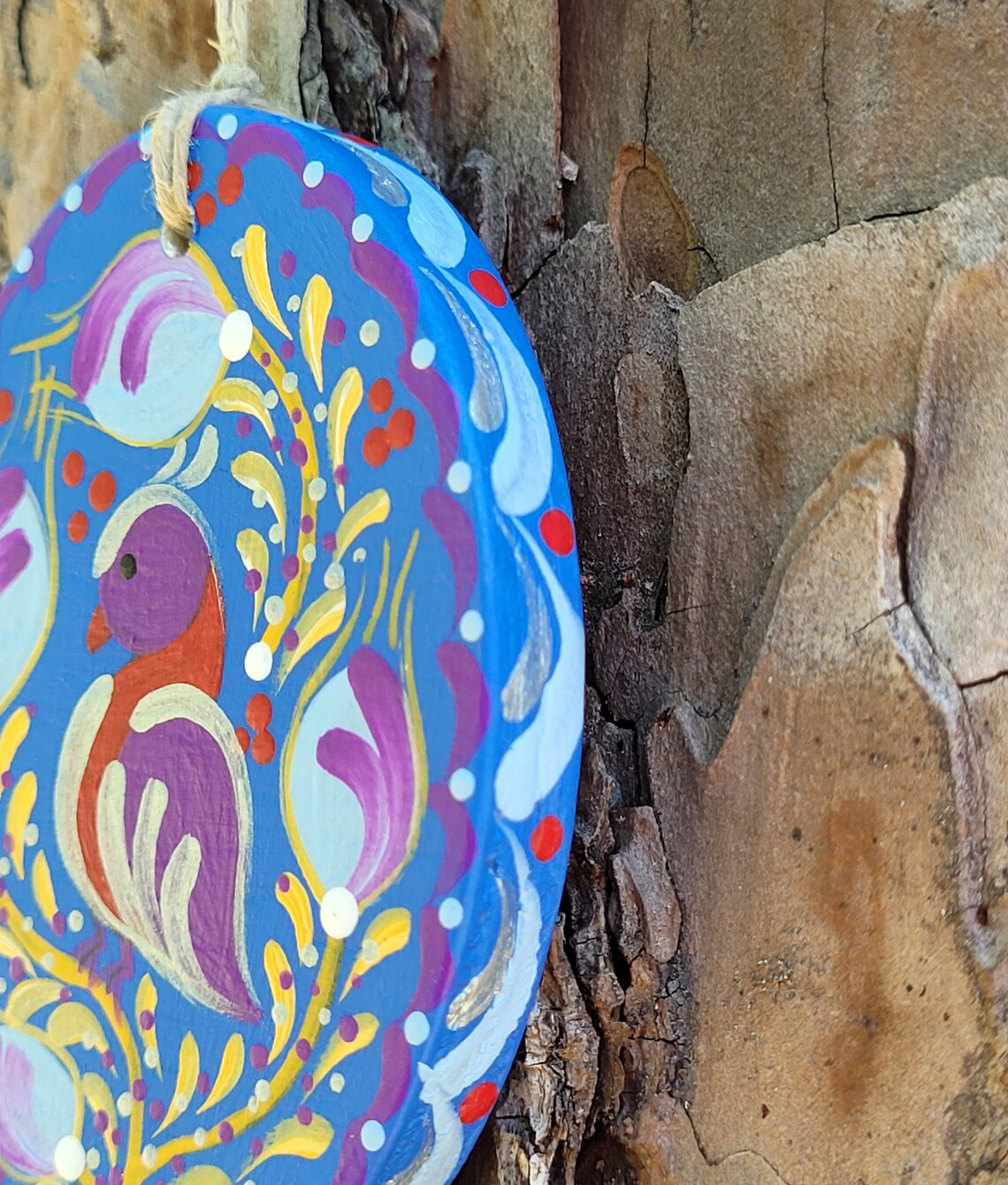 Bavarian Folk Art Ornament, German Folk Art, Distelfink Ornament ...