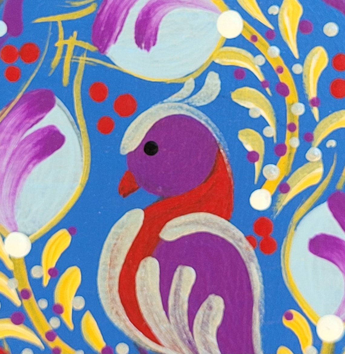 Bavarian Folk Art Ornament, German Folk Art, Distelfink Ornament ...