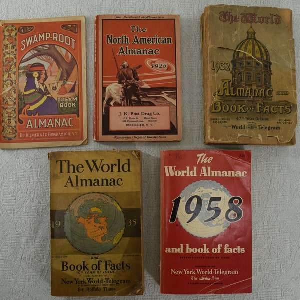 Antique Almanac - Etsy