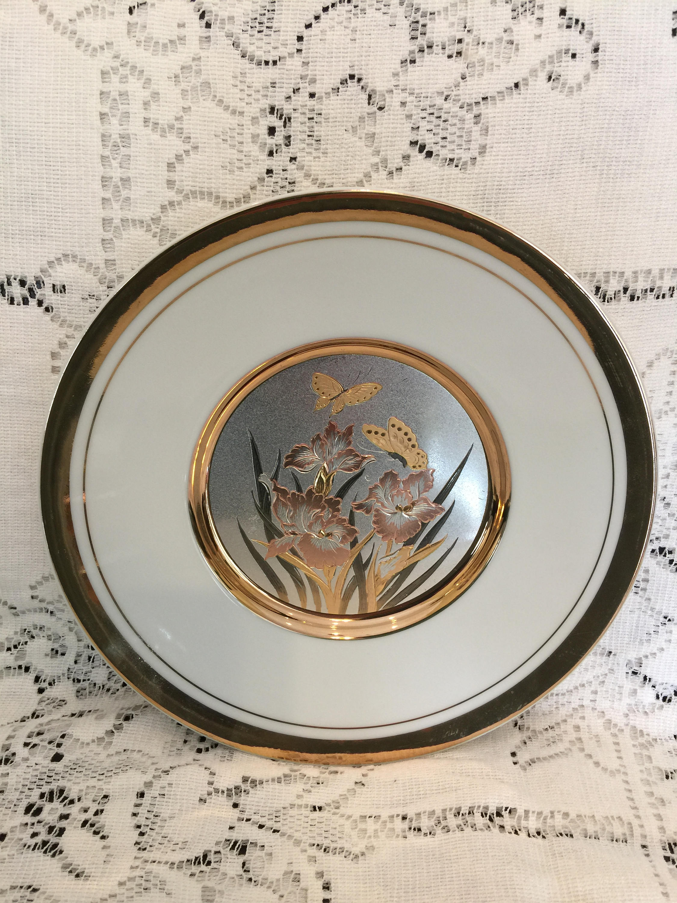CHOKIN Original Dynasty Gallery Set of 2 Plates 24kt Gold - Etsy