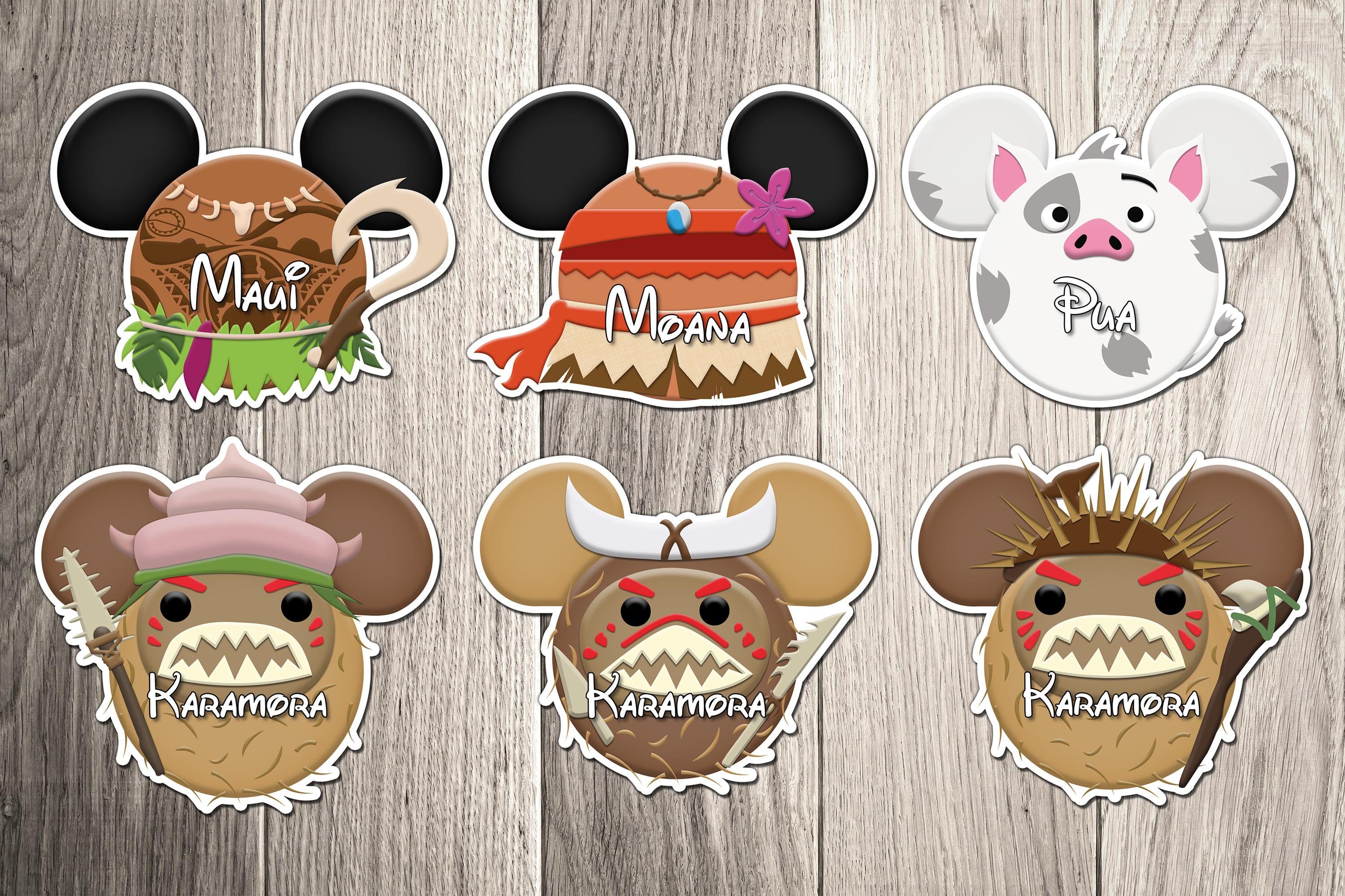 Disney Cruise Ship Door Magnets - Moana Character Collection - Cruise ...