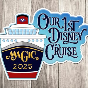 Our 1st Disney Cruise Ship Family Magnet - Personalized 1st Cruise ...
