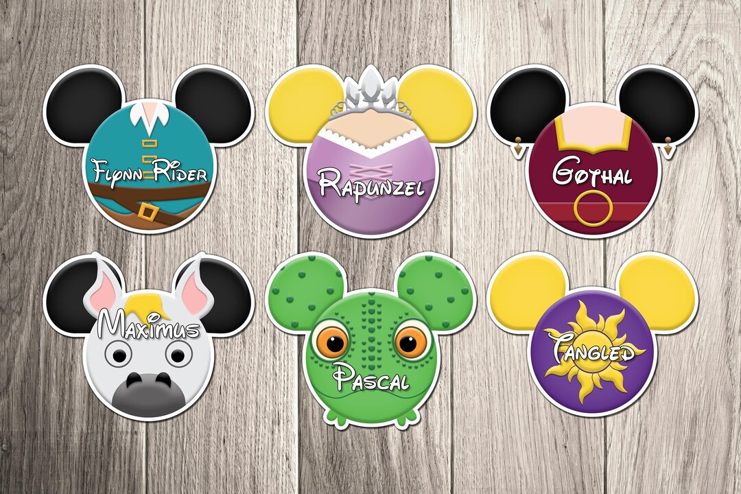 Disney Cruise Ship Door Magnets - Tangled Character Collection - Cruise ...