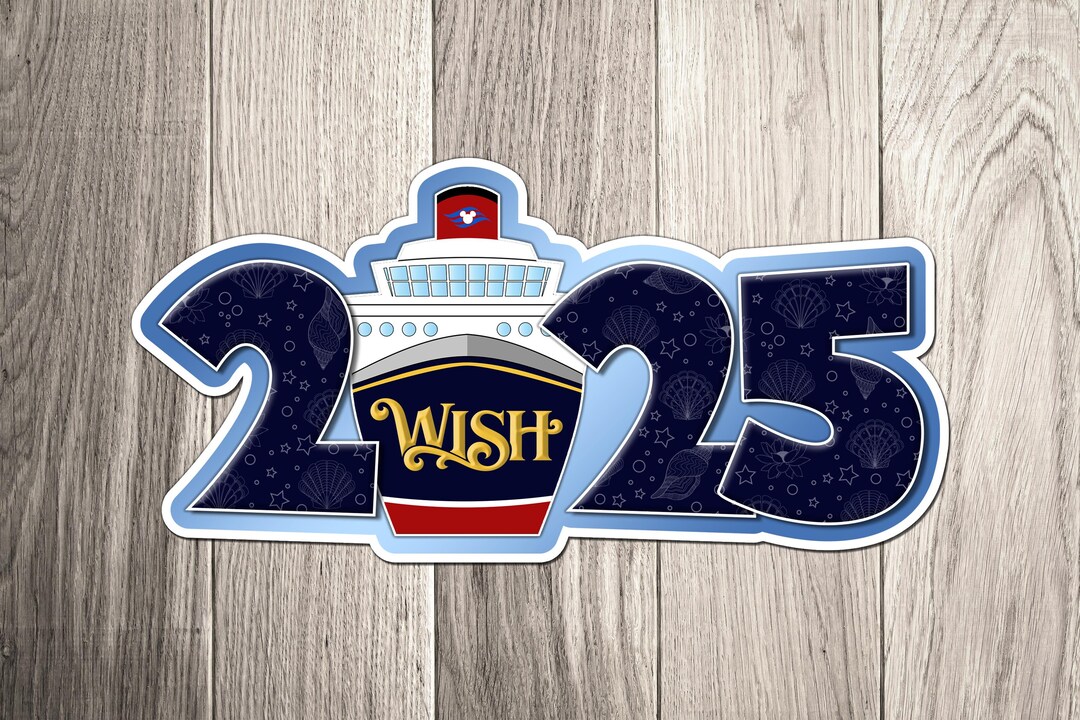 CLEARANCE - 2025 Disney Wish Cruise Door Magnet - NON PERSONALIZED - Etsy
