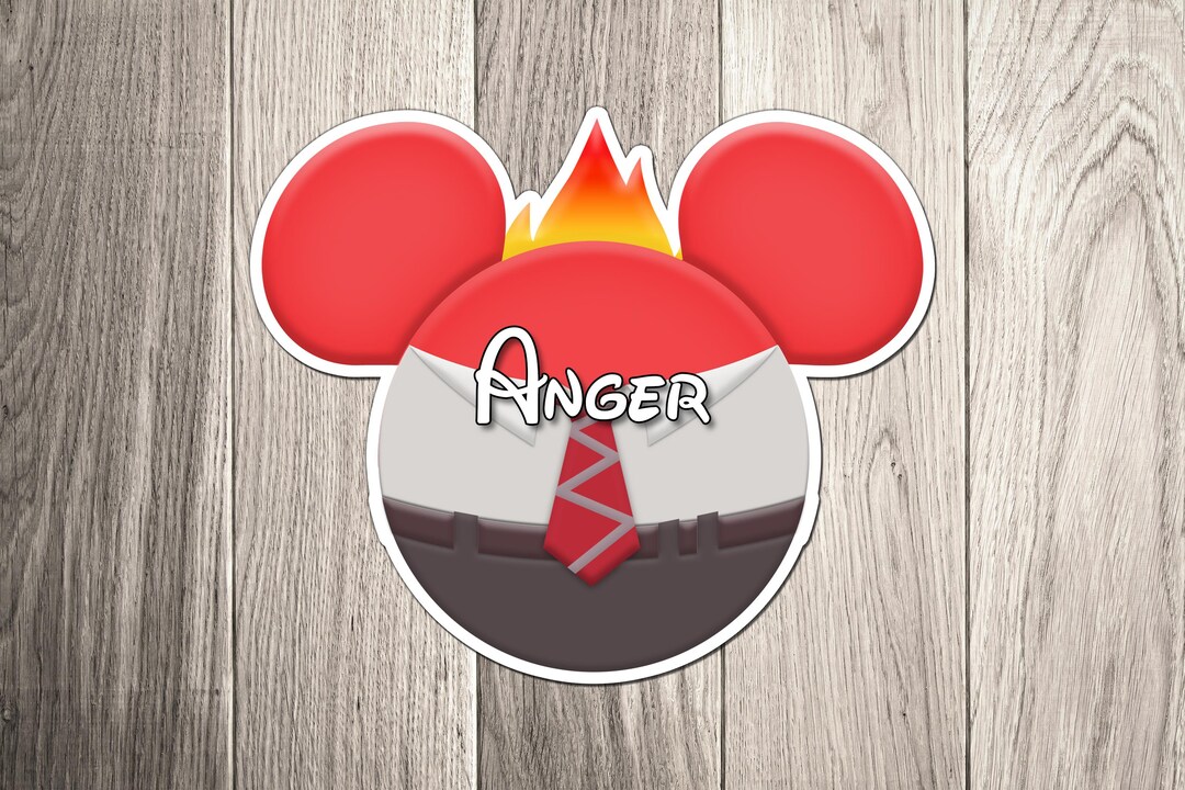 Disney Cruise Ship Door Magnets - Anger From Inside Out - Disney ...