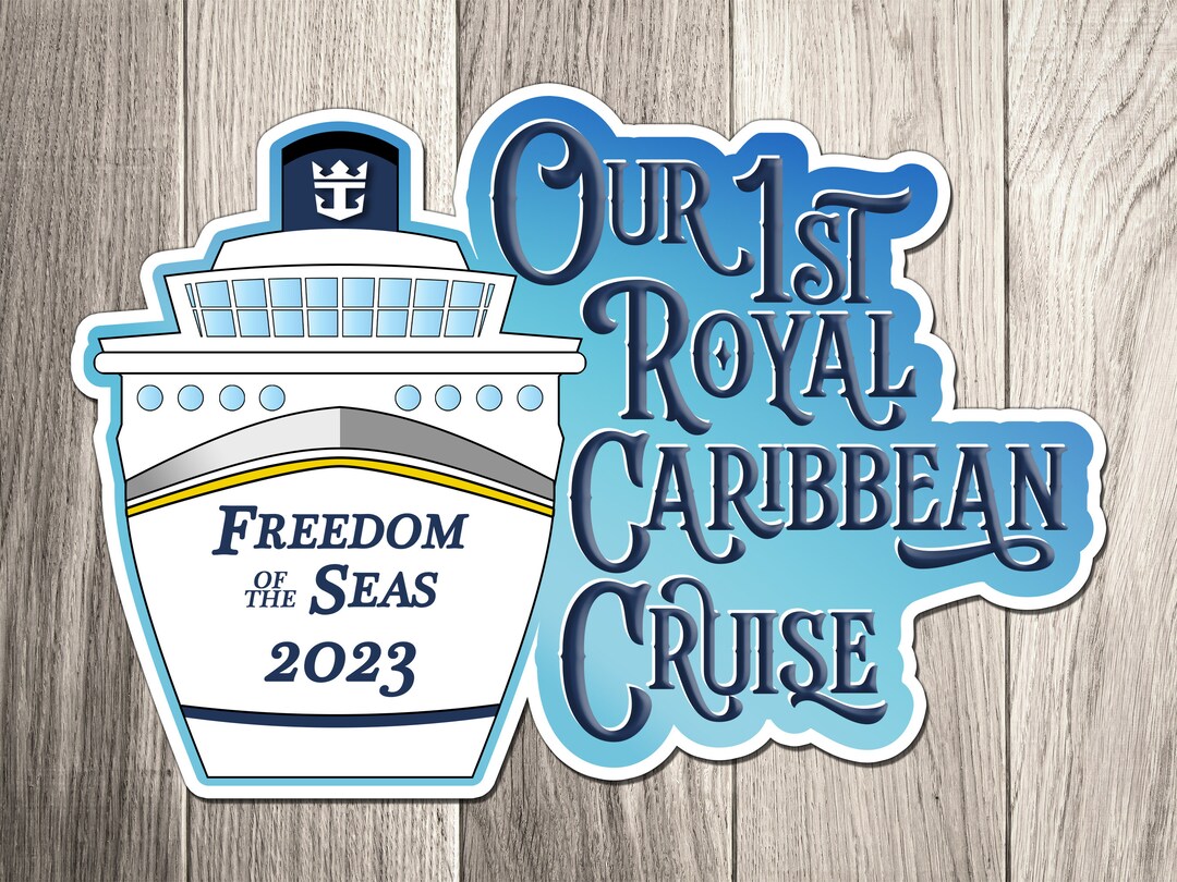 Our 1st Royal Caribbean Cruise Ship Family Magnet Personalized 1st ...