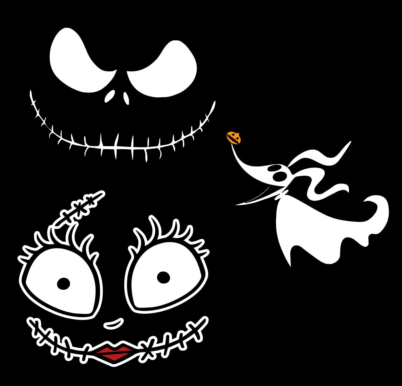 Sally/Jack Skeleton Inspired Shirt; The Nightmare Before Christmas ...