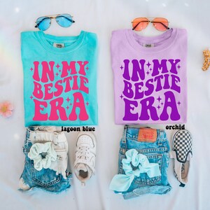 Kid's Comfort Colors Shirt, in My Bestie Era, Best Friends Shirt ...