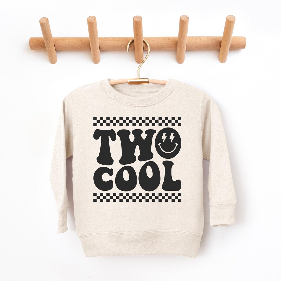 Two Cool Sweatshirt, Two Cool Birthday, Two Cool Shirt, Two Shirt, 2nd ...