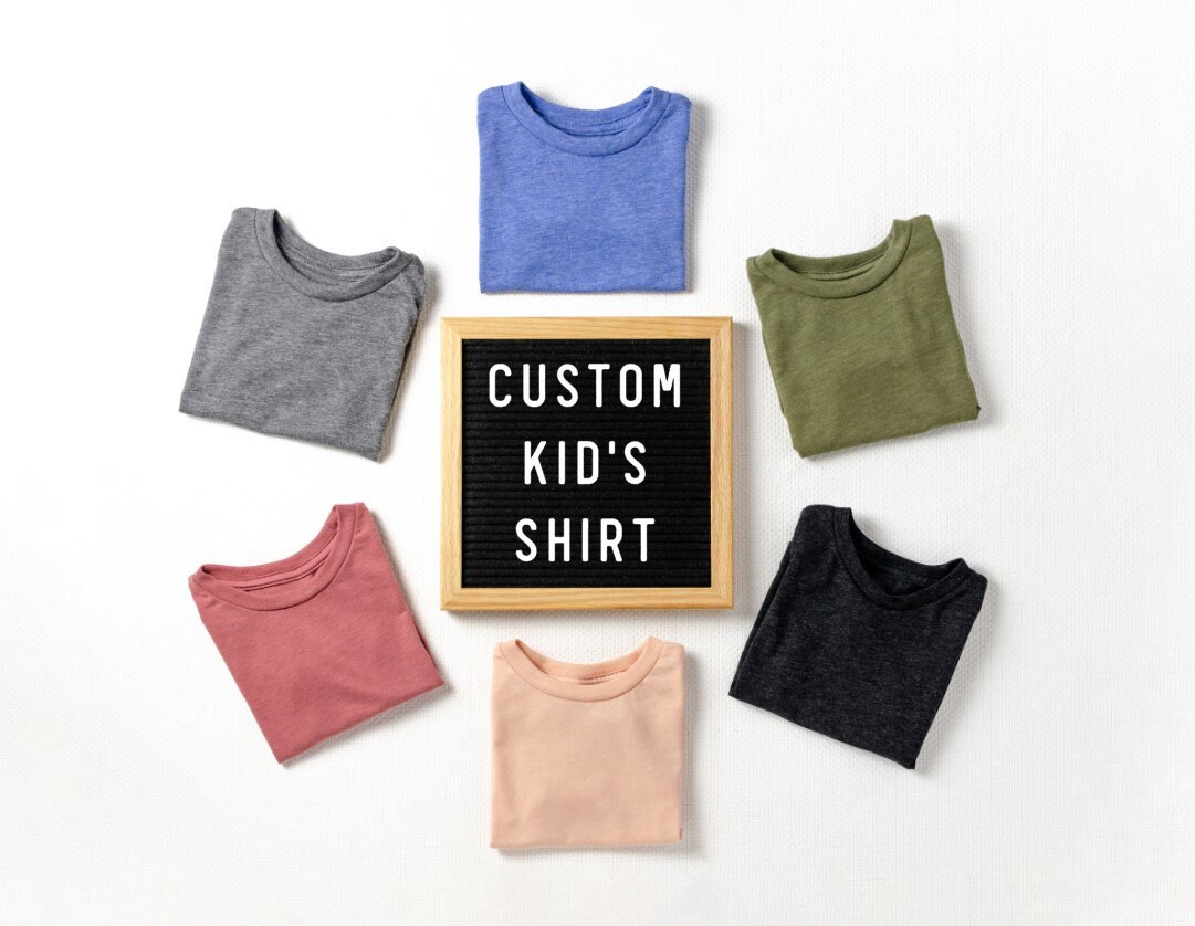 Custom Kid's Shirt Custom Baby Shirt Custom Toddler - Etsy