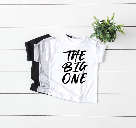 The Big One Shirt the Big One Birthday 1st Birthday Shirt | Etsy