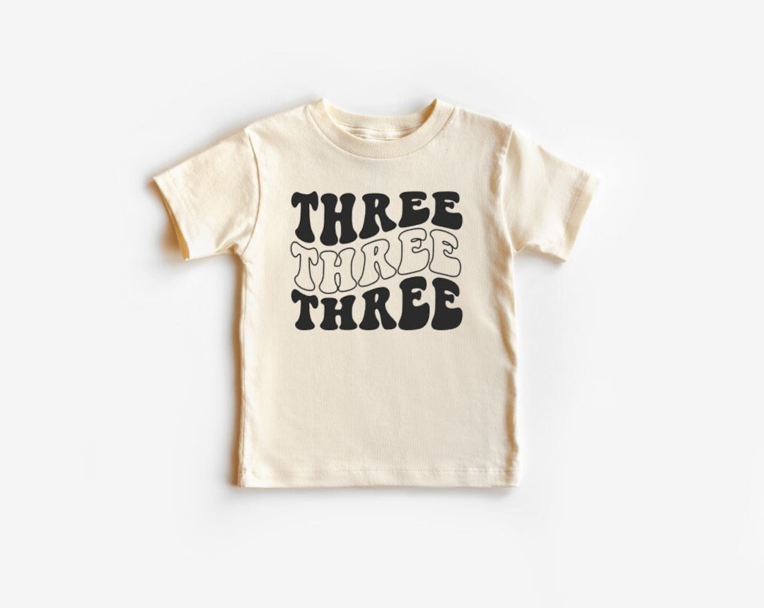 3rd Birthday Shirt Three Three Three 3rd Birthday Boy 3rd - Etsy