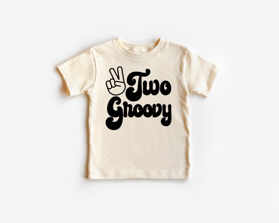 Two Groovy Birthday Shirt Groovy Birthday Two Birthday - Etsy