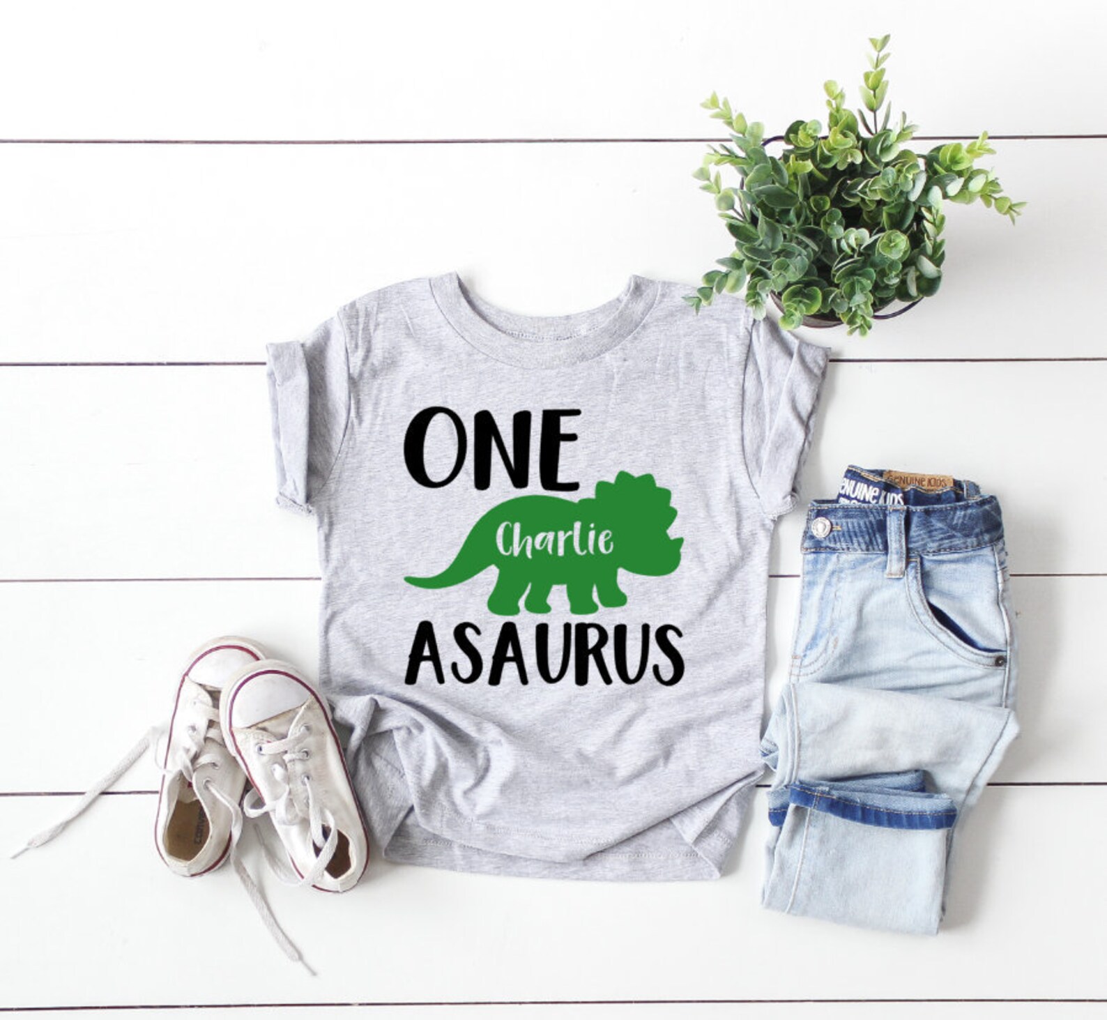 1st Birthday Shirt Oneasaurus Shirt Dinosaur Birthday Shirt | Etsy