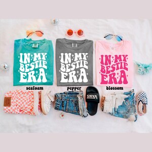 Kid's Comfort Colors Shirt, in My Bestie Era, Best Friends Shirt ...