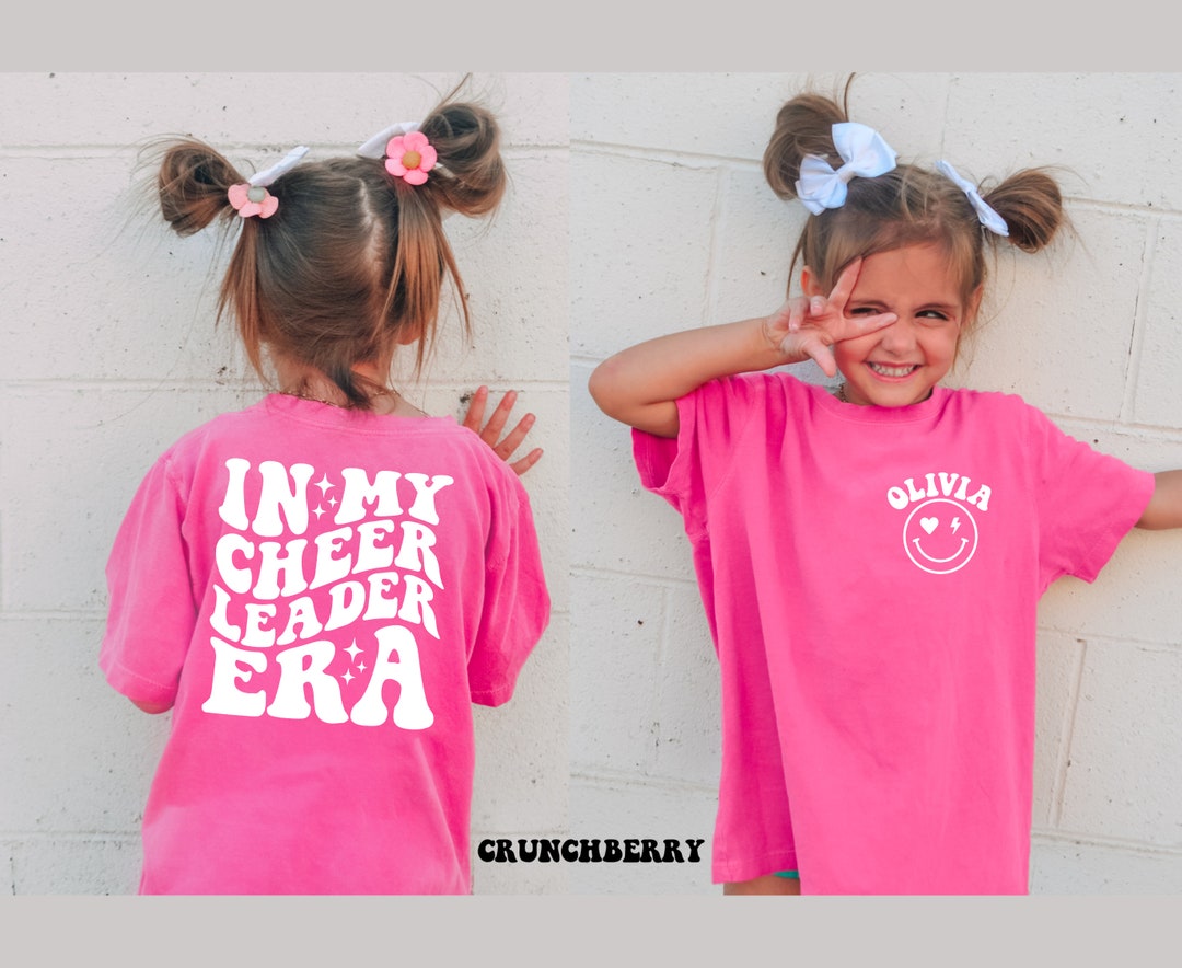 Kid's Comfort Colors Shirt, in My Cheer Leader Era, in My Cheer Era ...