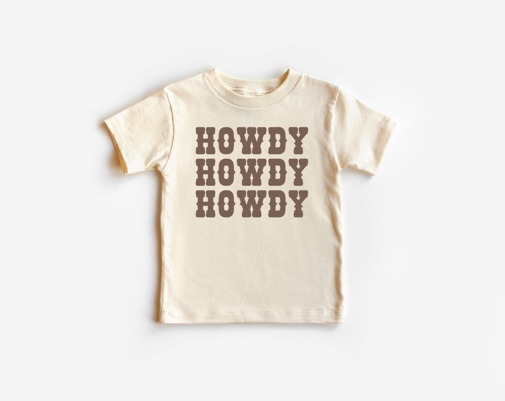 Howdy Howdy Howdy Toddler or Youth T-shirt Country Western - Etsy